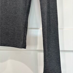 Tops | Frankee Skylarr Gray Longsleeve Top | Poshmark